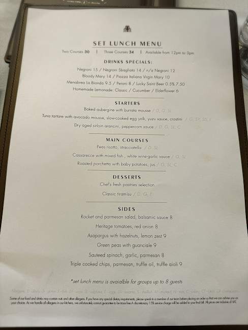 Piazza Italiana in London - Restaurant Reviews, Menus, and Prices | TheFork