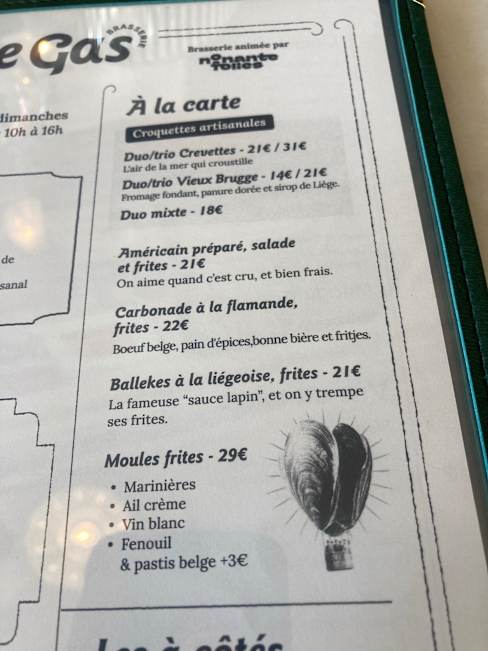 Volle Gas à Ixelles - Menu, avis, prix et réservation | TheFork