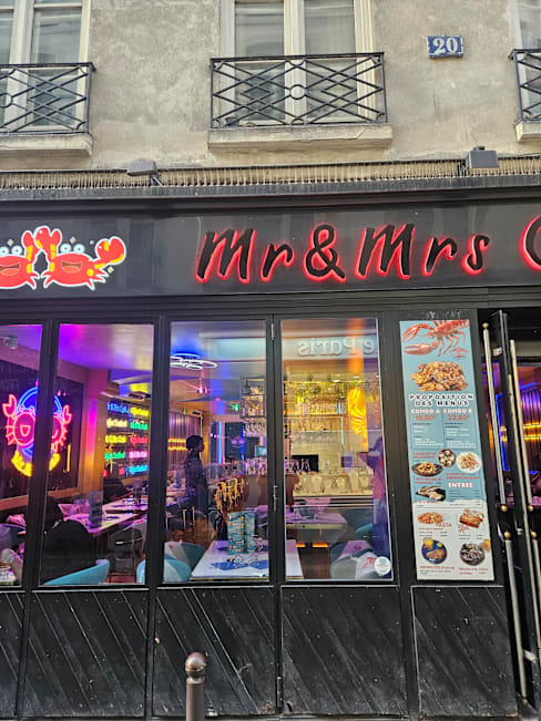 Restaurant Mr & Mrs Crab à Paris - Menu, avis, prix et réservation ...