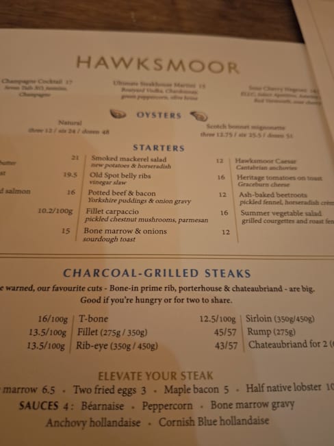 Hawksmoor Seven Dials in London - Restaurant Reviews, Menu and Prices ...