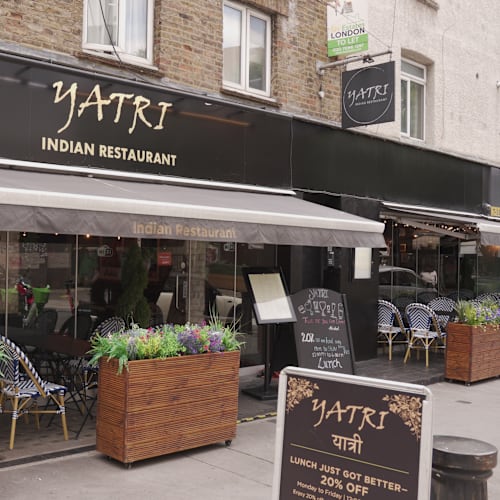Menus 2026 - Yatri at Euston in London | TheFork