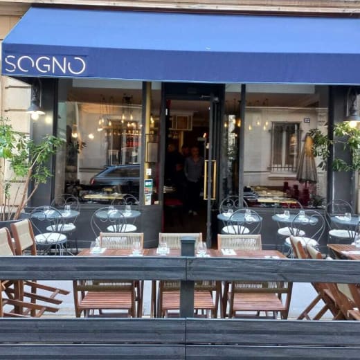 Carte et Menus 2026 - Sogno à Paris | TheFork