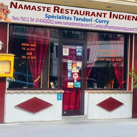 Menu 2026 - Namaste in Paris | TheFork