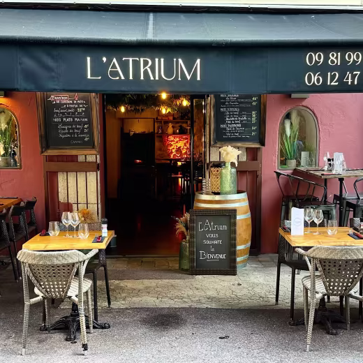 L'Atrium - Restaurant Cannes in Cannes - Restaurant Reviews, Menu and ...