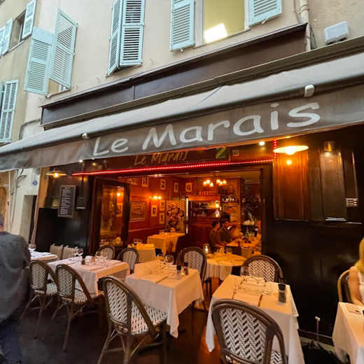 Menu 2026 - Le Marais in Cannes | TheFork