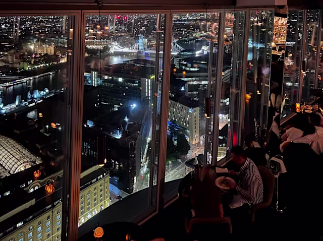 Menus 2026 - aqua shard in London | TheFork