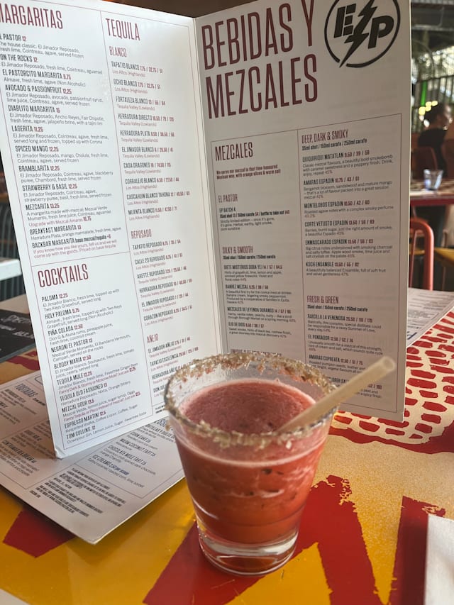 Menu 2026 - El Pastor Coal Drops Yard in London | TheFork