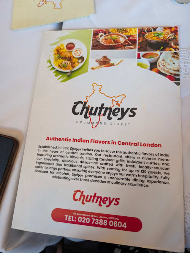 Chutneys in London - Restaurant Reviews, Menus, and Prices | TheFork