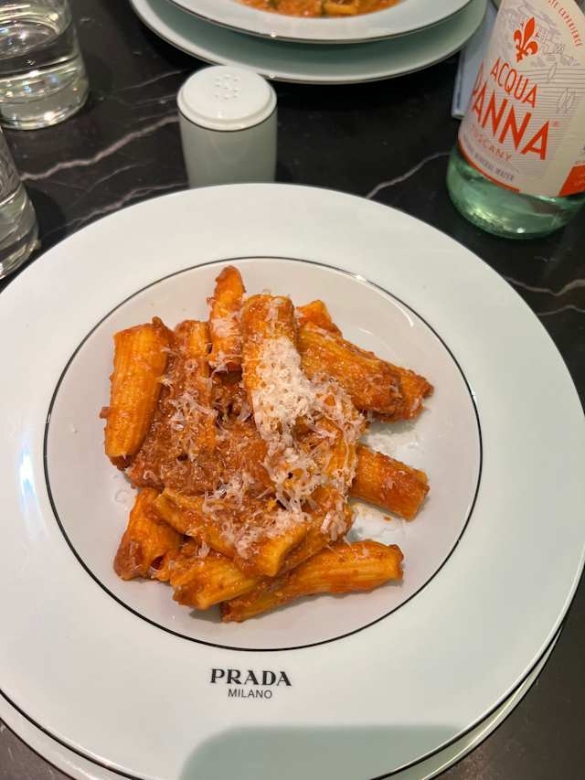 Menus 2025 - Prada Caffé at Harrods in London | TheFork