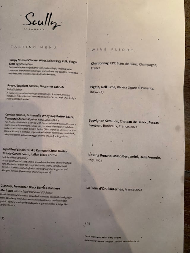 Scully St James's in London - Restaurant Reviews, Menus, and Prices ...