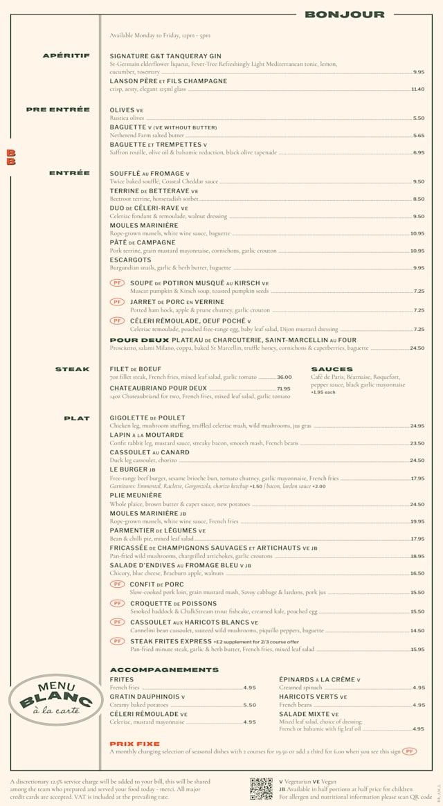 Brasserie Blanc - Threadneedle Street in London - Restaurant Reviews ...