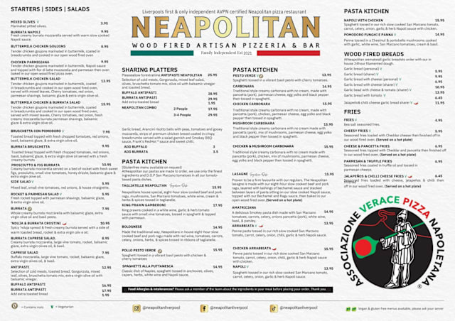 Neapolitan - Pizza & Bar Liverpool in Liverpool - Restaurant Reviews ...