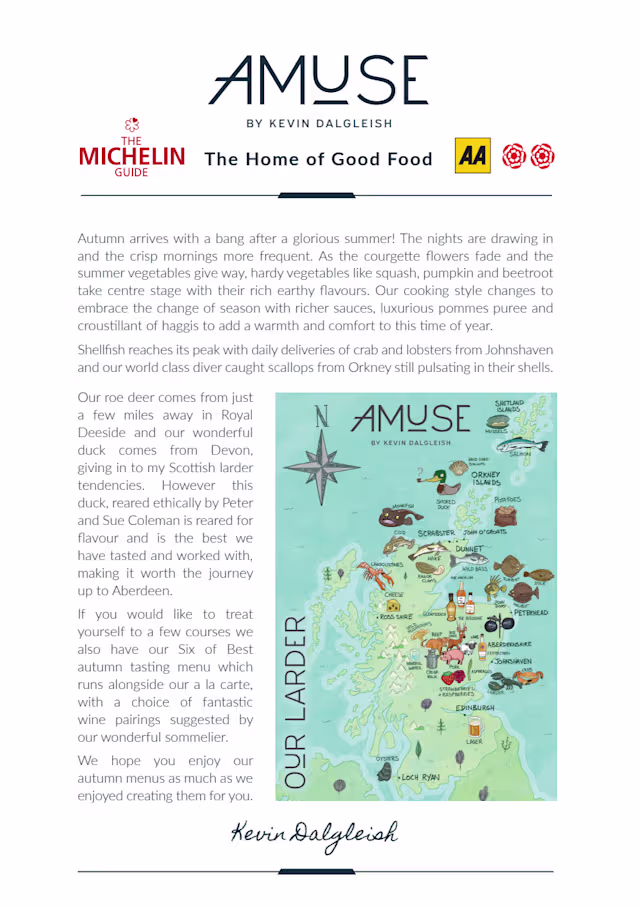 Amuse By Kevin Dalgleish in Aberdeen - Restaurant Reviews, Menu and ...