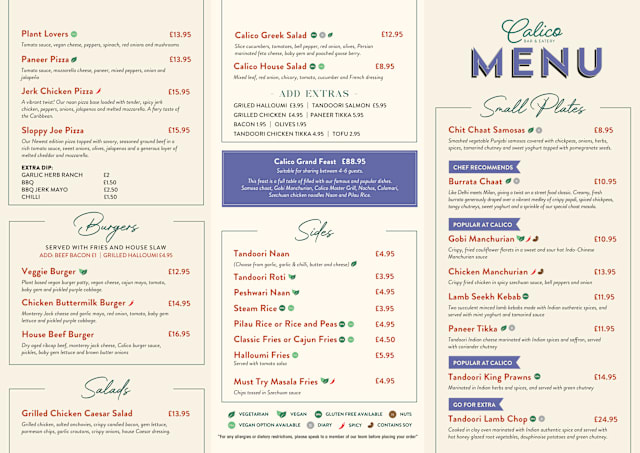 Calico Bar & Eatery in Reading - Restaurant Reviews, Menu and Prices ...