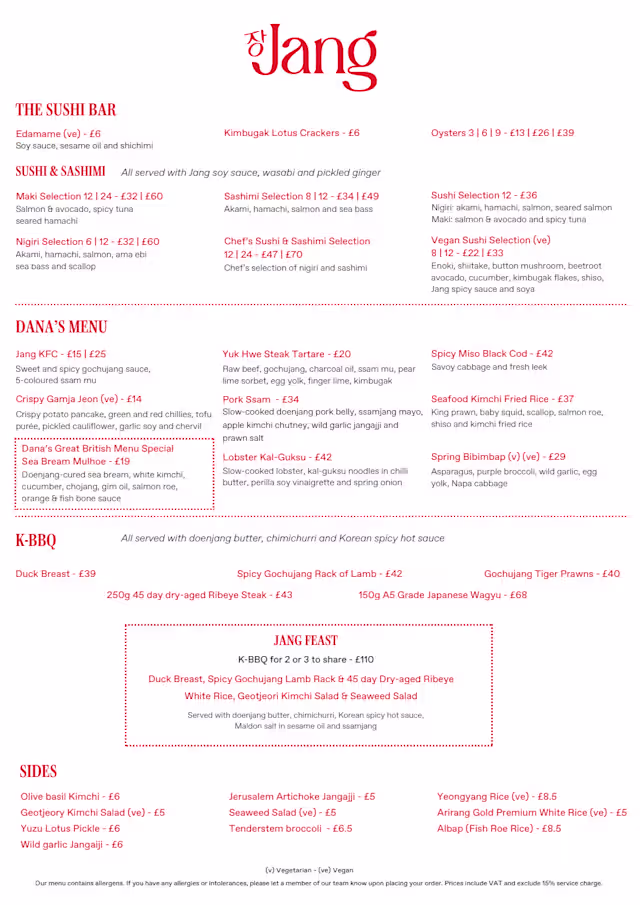 Jang Restaurant in London - Restaurant Reviews, Menus, and Prices | TheFork