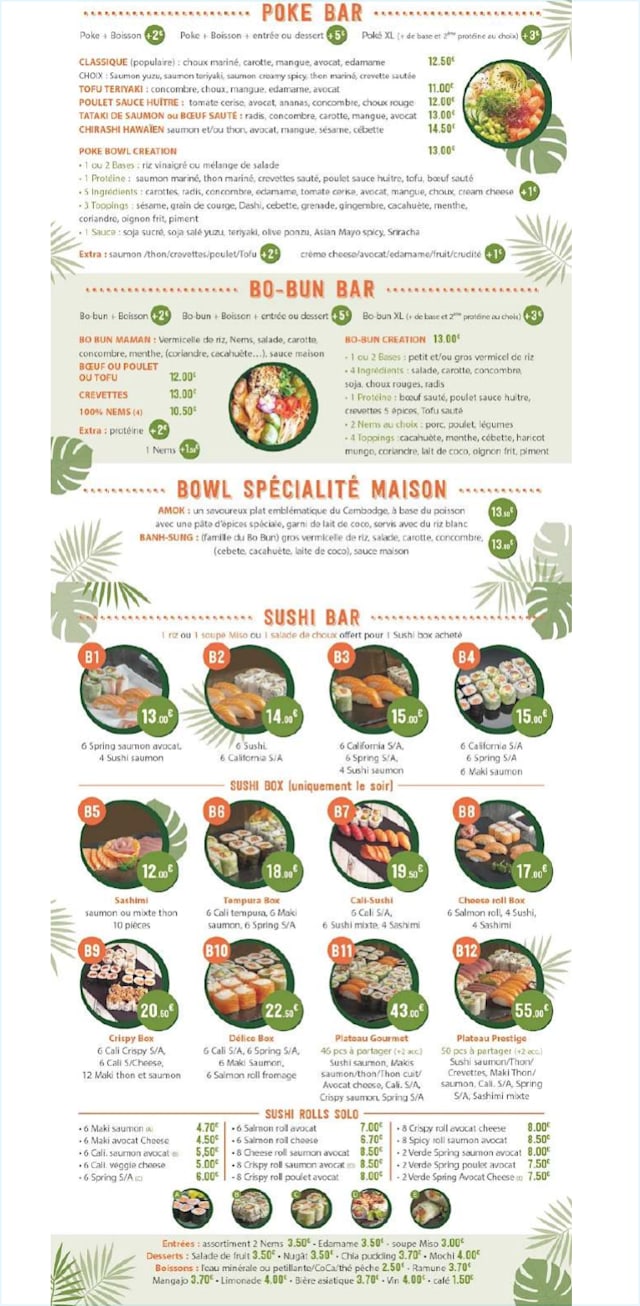 Happy Day Sushis i Lyon - Restaurangens meny, öppettider, bokning ...