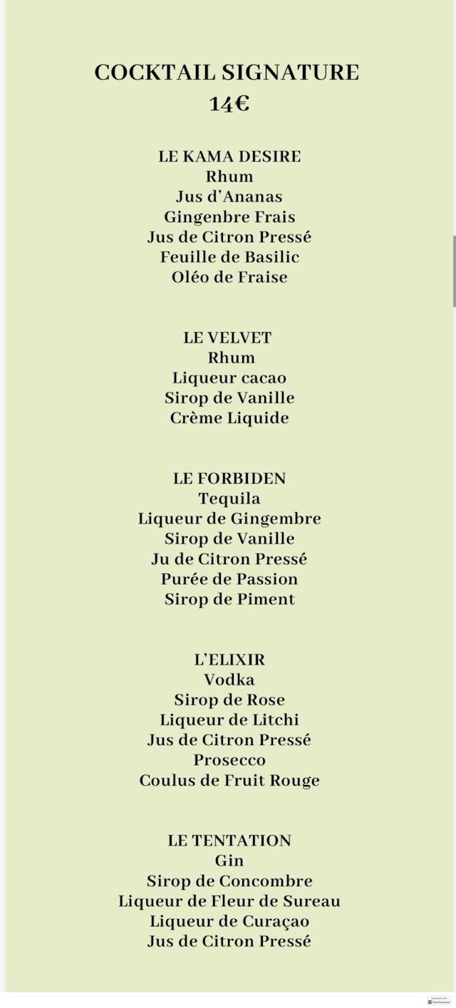 Kama Eleven/ à Paris - Menu, avis, prix et réservation | TheFork
