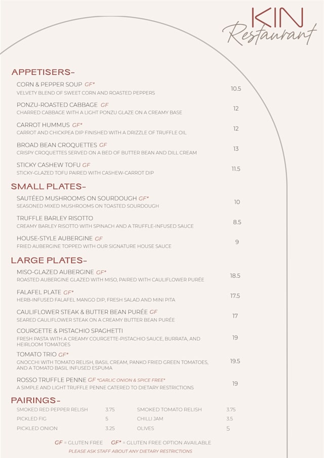 Kin Restaurant in London - Restaurant Reviews, Menus, and Prices | TheFork