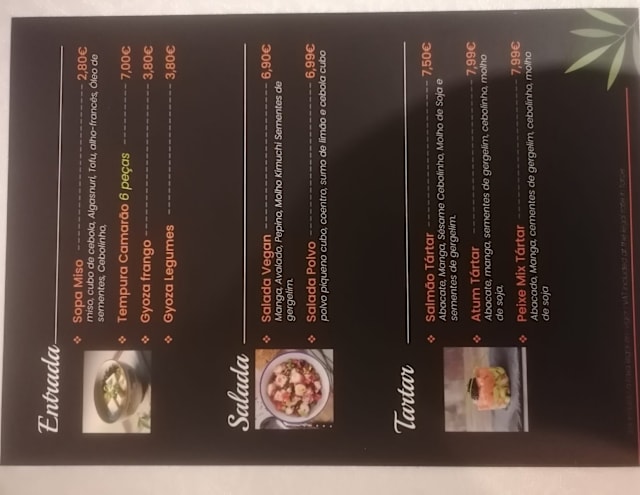 Carte et Menus 2026 - Hasu Sushi à Algés | TheFork