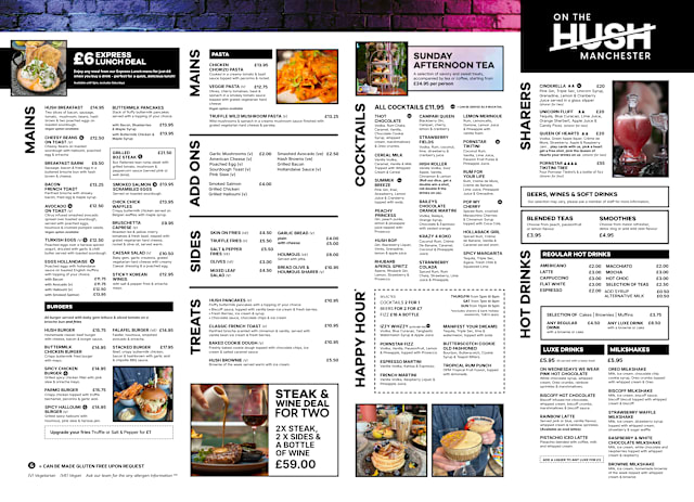 On The Hush in Manchester - Restaurant Reviews, Menus, and Prices | TheFork