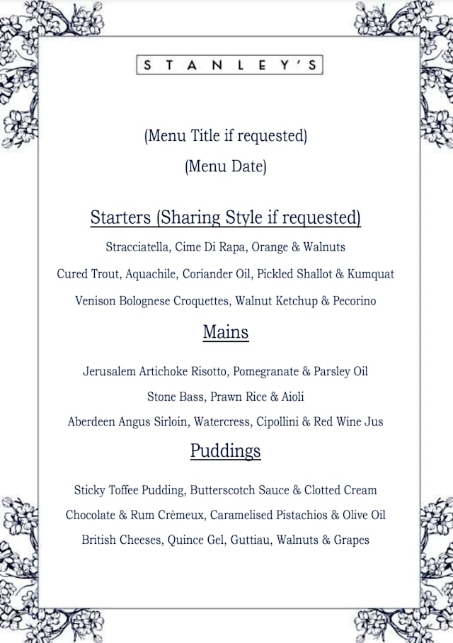 Stanley's in London - Restaurant Reviews, Menus, and Prices | TheFork