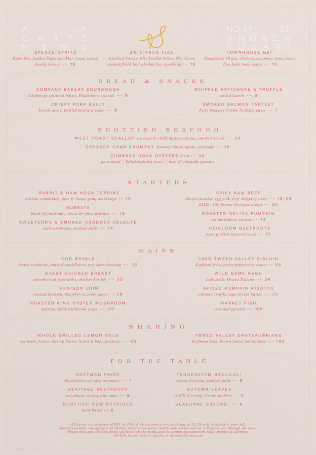 The Spence in Edinburgh - Restaurant Reviews, Menus, and Prices | TheFork