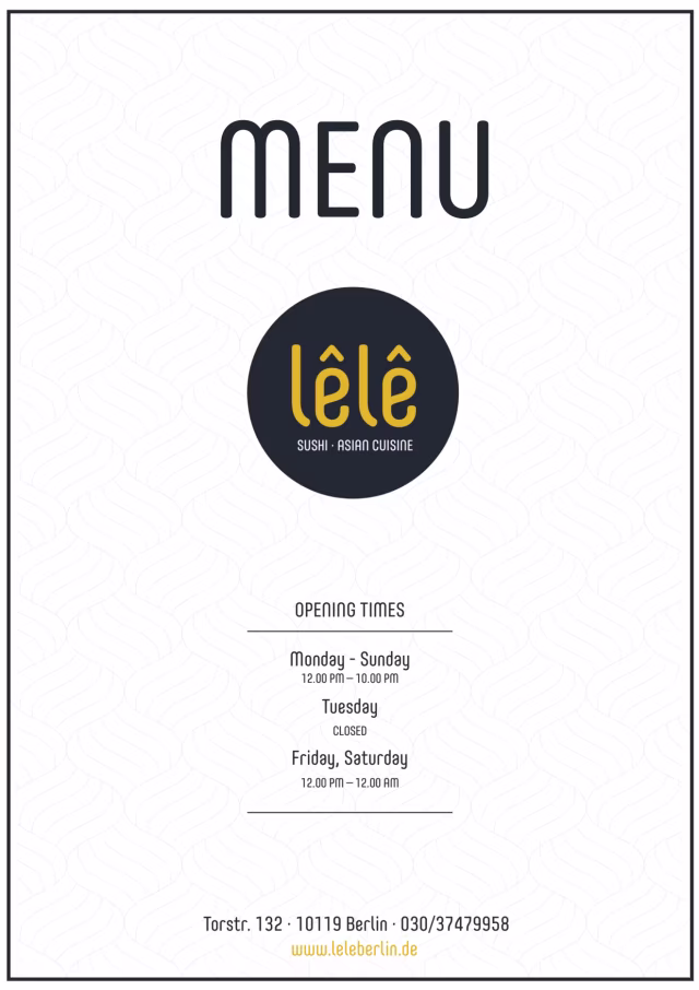 Lele in Berlin - Bewertungen, Speisekarte und Preise | TheFork