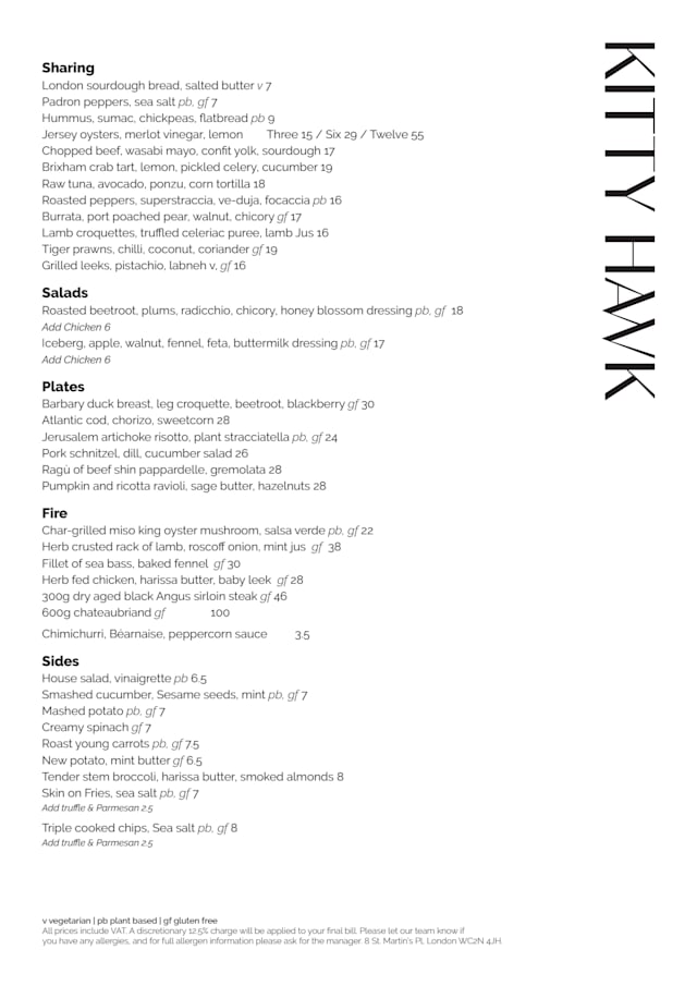 Kitty Hawk in London - Restaurant Reviews, Menus, and Prices | TheFork