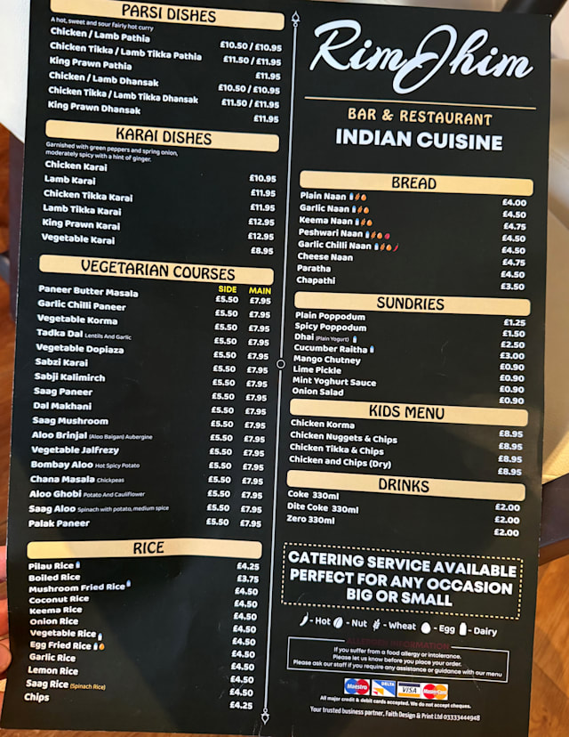 Rimjhim à Southampton - Menu, avis, prix et réservation | TheFork