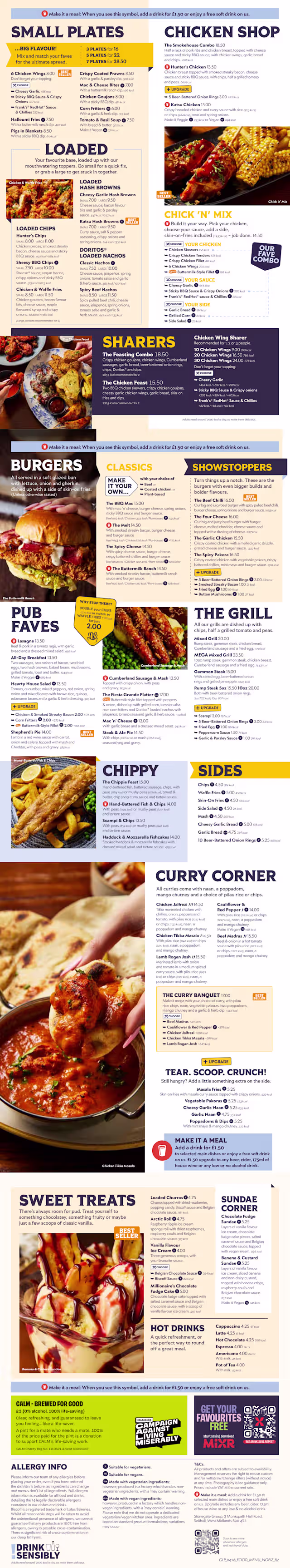 Menus 2026 - The Amber Rose in Edinburgh | TheFork