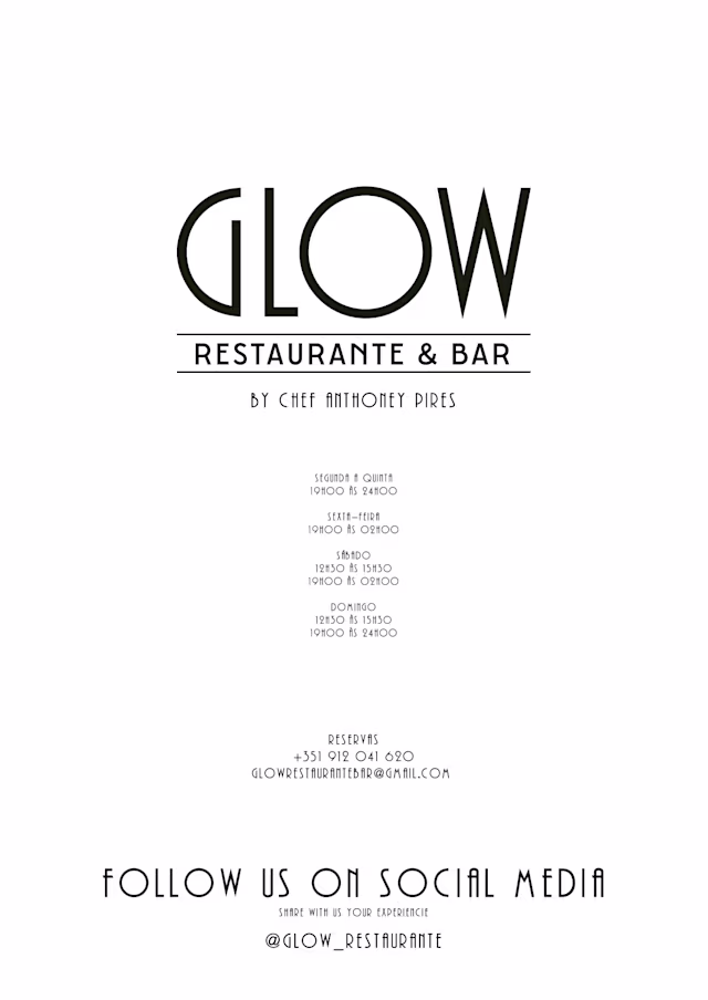 Glow em Porto - Preços, menu, morada, reserva e avaliações do ...