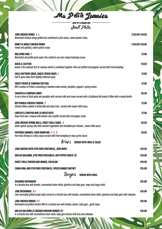 Ma Petite Jamaica Shoreditch in London - Restaurant Reviews, Menus, and ...