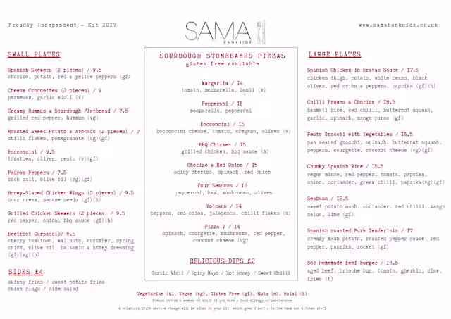 SAMA Bankside in London - Restaurant Reviews, Menus, and Prices | TheFork