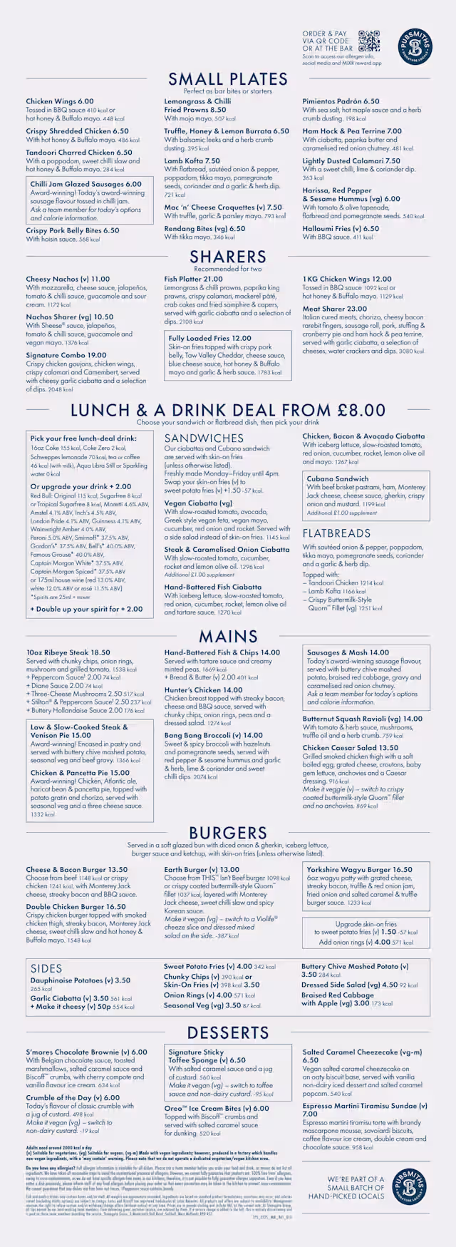 Menus 2026 - The Brasshouse in Birmingham | TheFork