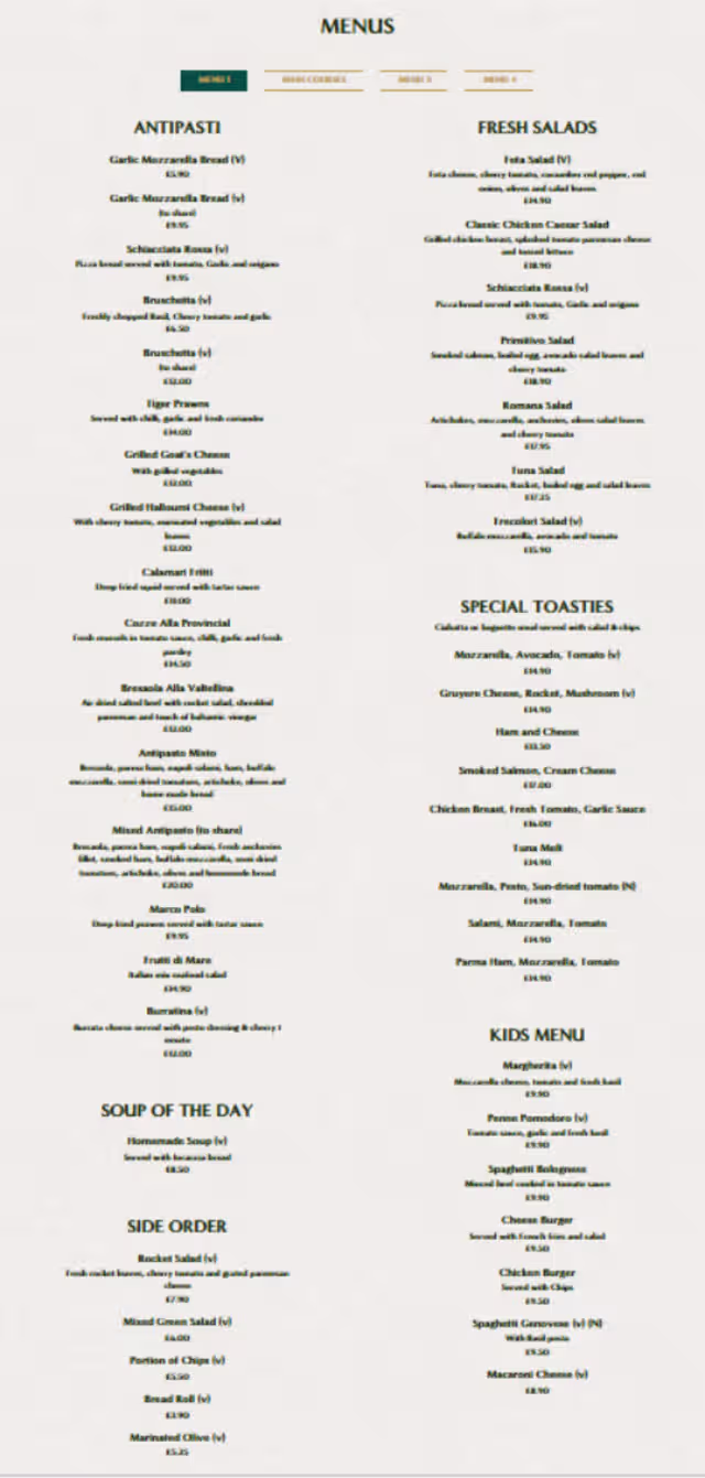 Limoncello - Leicester Square in London - Restaurant Reviews, Menu and ...