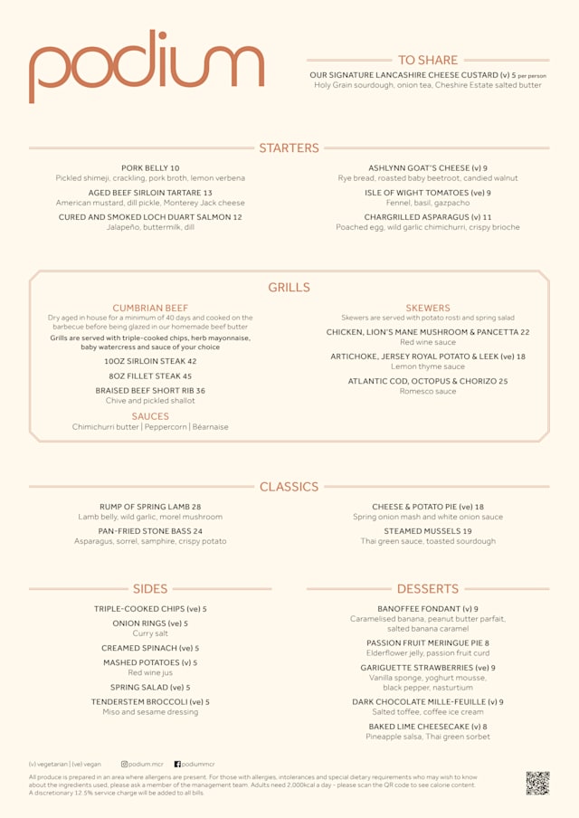 Podium in Manchester - Restaurant Reviews, Menus, and Prices | TheFork