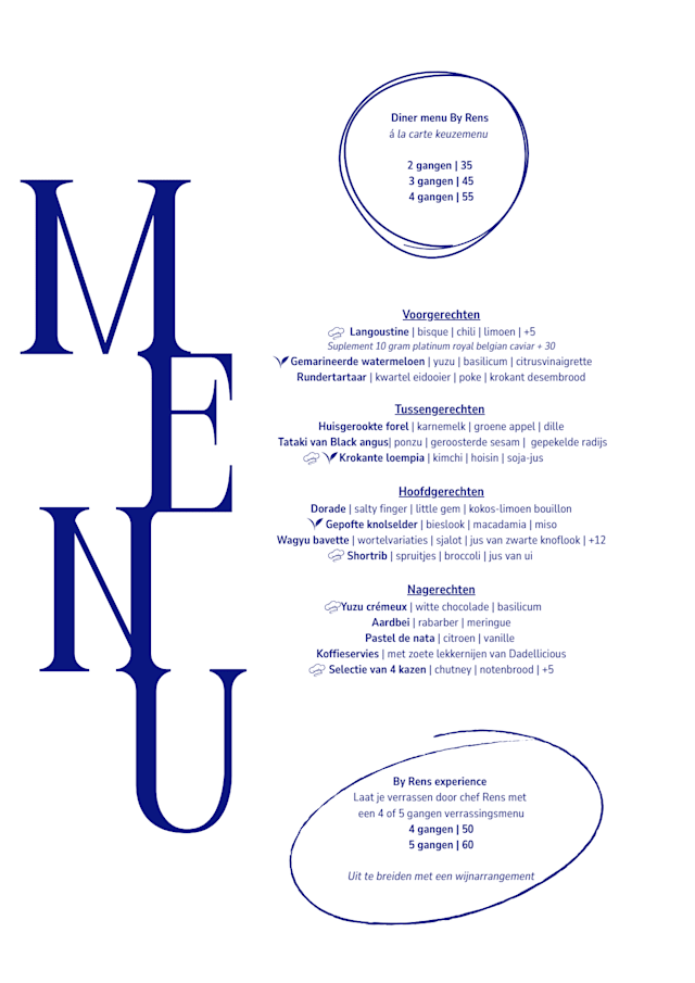 Menu 2026 - By Rens Food in Wijk bij Duurstede | TheFork