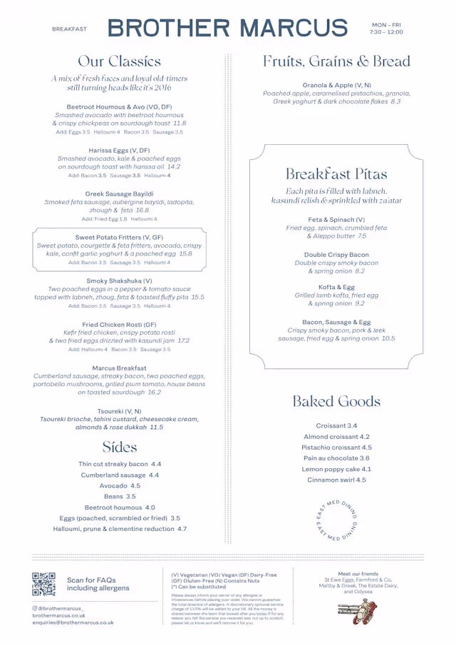 Brother Marcus Victoria in London - Restaurant Reviews, Menus, and ...