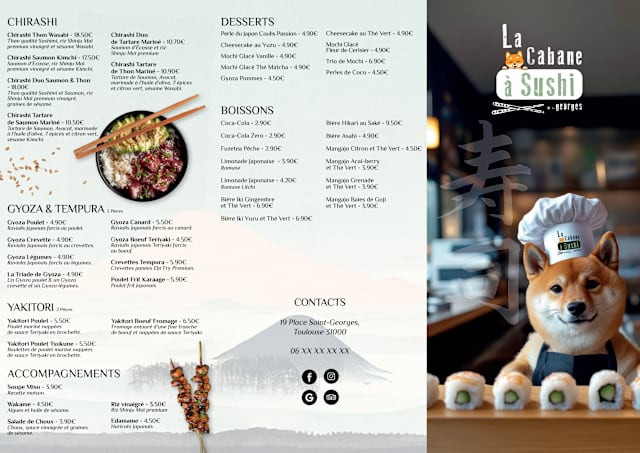 La Cabane à Sushi de M.Georges in Toulouse - Bewertungen, Speisekarte ...