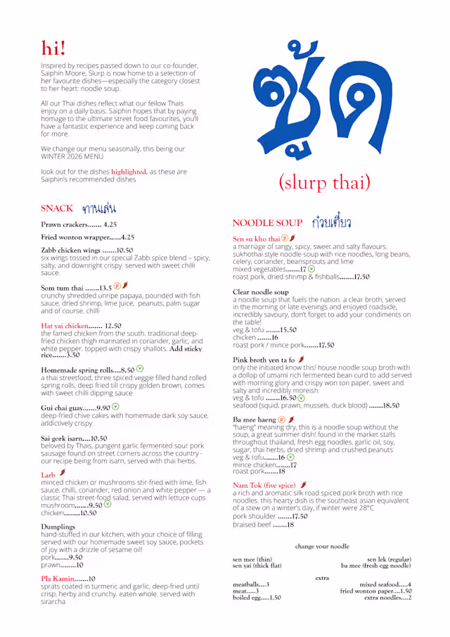 Slurp Spitalfields in London - Restaurant Reviews, Menus, and Prices ...