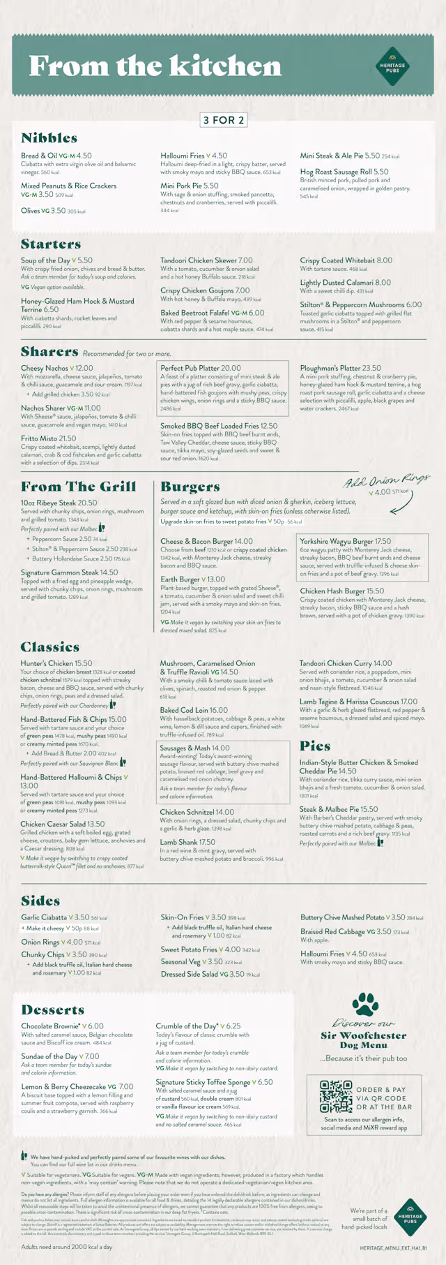 Menus 2026 - Pen & Wig in Cardiff | TheFork