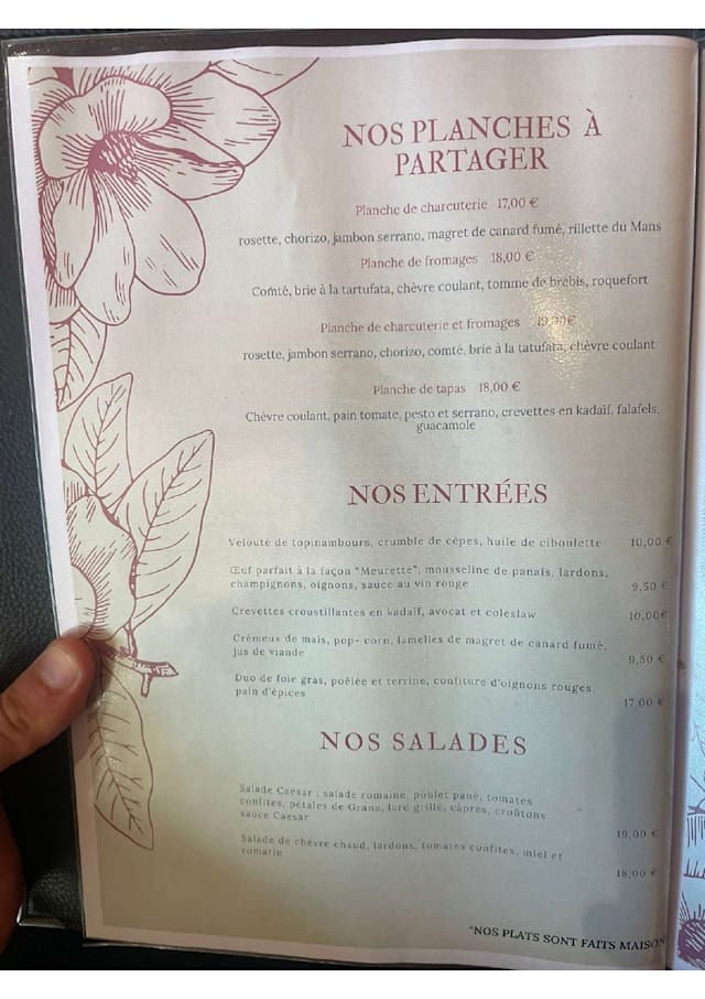 Carte et Menus 2025 - Restaurant Le K2 à Gradignan | TheFork