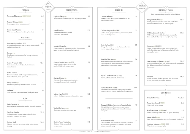 Menus 2025 - Storia - Shepperton in Shepperton | TheFork