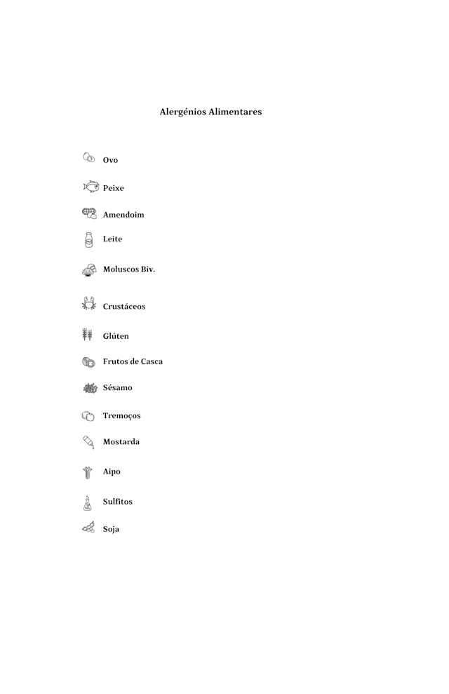 Menu 2025 - BH Foz em Porto | TheFork