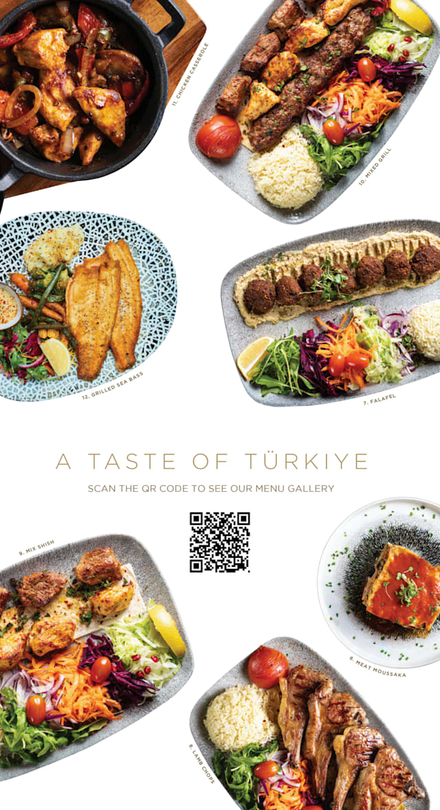Menus 2026 - Nazar Turkish Kitchen + Bar - Bedford in Bedford | TheFork