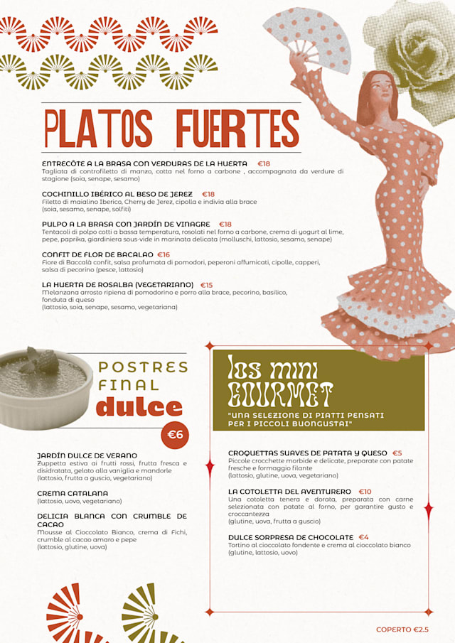 Menu 2026 - Sonrie in Bari | TheFork