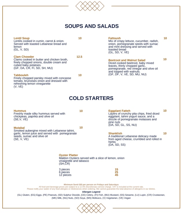 Menus 2026 - Mezemiso in London | TheFork