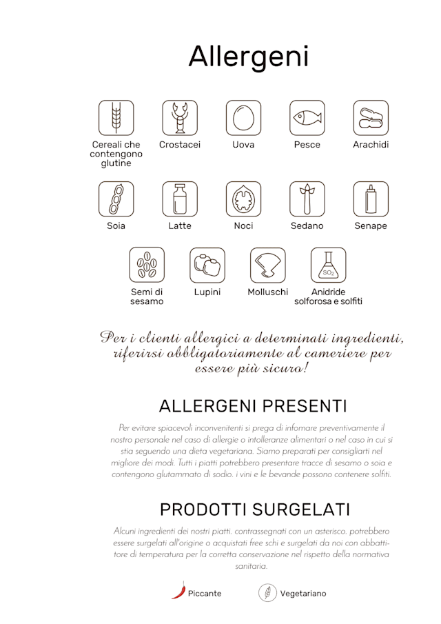 Menu 2026 - House jia in Turin | TheFork