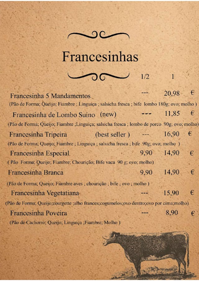 Carte et Menus 2026 - 5 Mandamentos Maia à Maia | TheFork