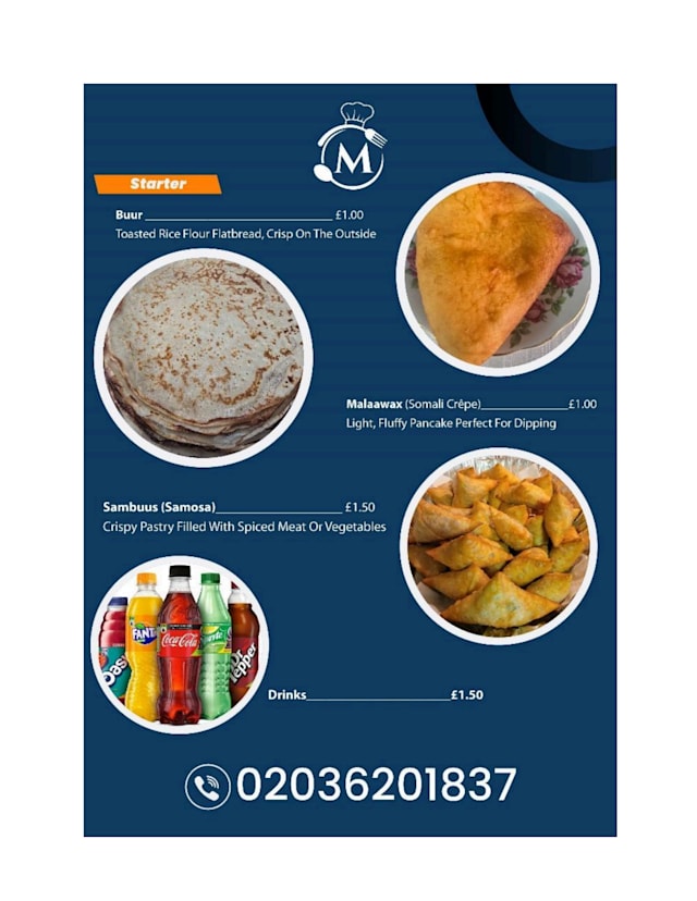 Carte et Menus 2026 - Mandeq East African Foods à Londres | TheFork